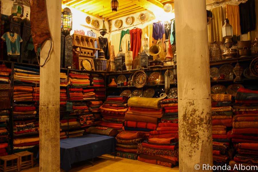 Traditional Moroccan Markets and a Donkey Parking Lot in Rissani
