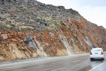 Desert Flood in Oman: Rain Fills Wadis and Takes Out Bridge