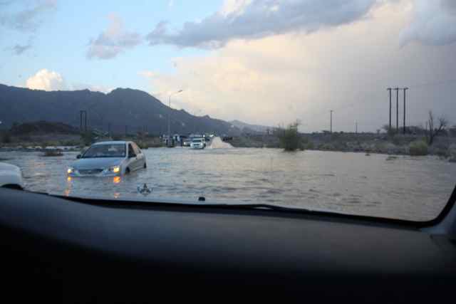 Desert Flood in Oman: Rain Fills Wadis and Takes Out Bridge